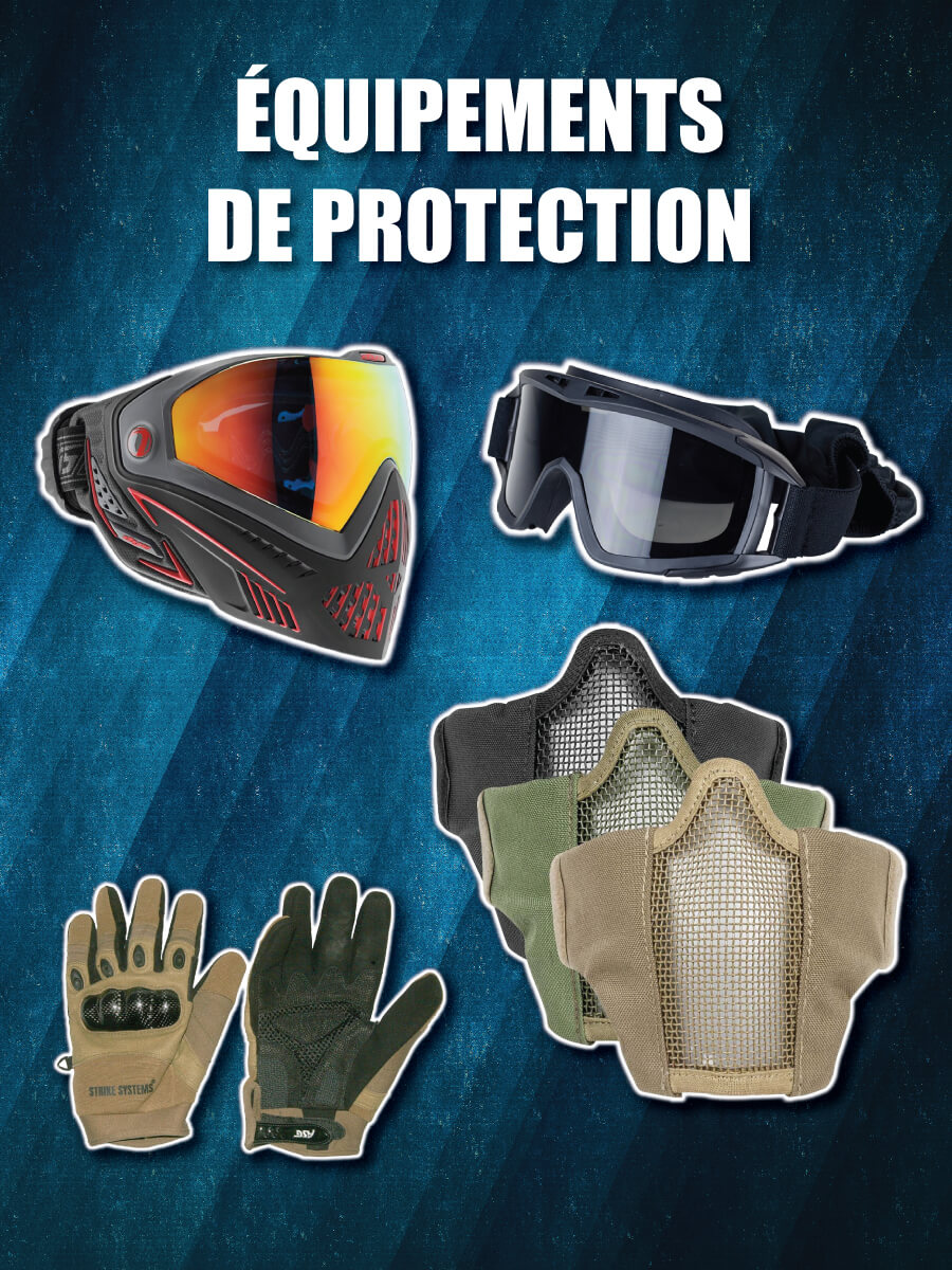 ÉQUIPEMENTS DE PROTECTION - ASA Paintball & Airsoft